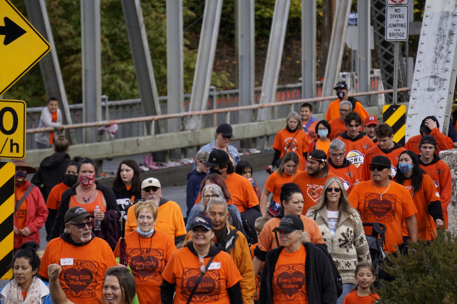 Hundreds walk on Orange Shirt Day to honour residential school ...